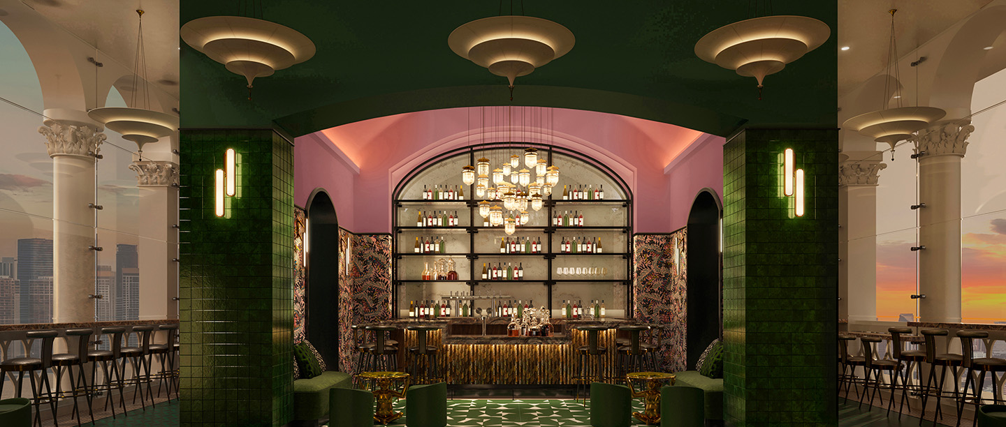 Halo Rooftop Bar- Fairmont Breakers Hotel Long Beach